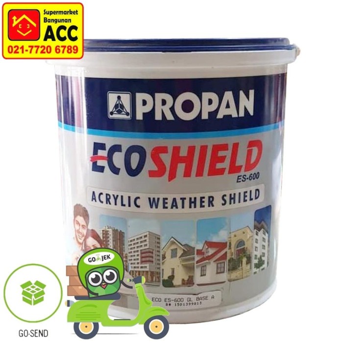 Jual Propan Ecoshield Cat Tembok Exterior Warna Putih Ukuran 5Kg | Shopee Indonesia