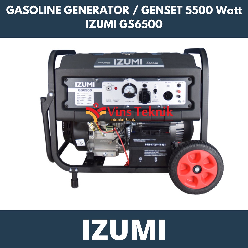 Jual Mesin Genset Listrik 5000watt Generator Listrik GS6500 IZUMI GS ...