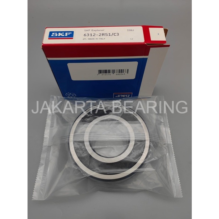 Jual Ball Bearing SKF 6312 2RS1 C3 ORIGINAL | Shopee Indonesia