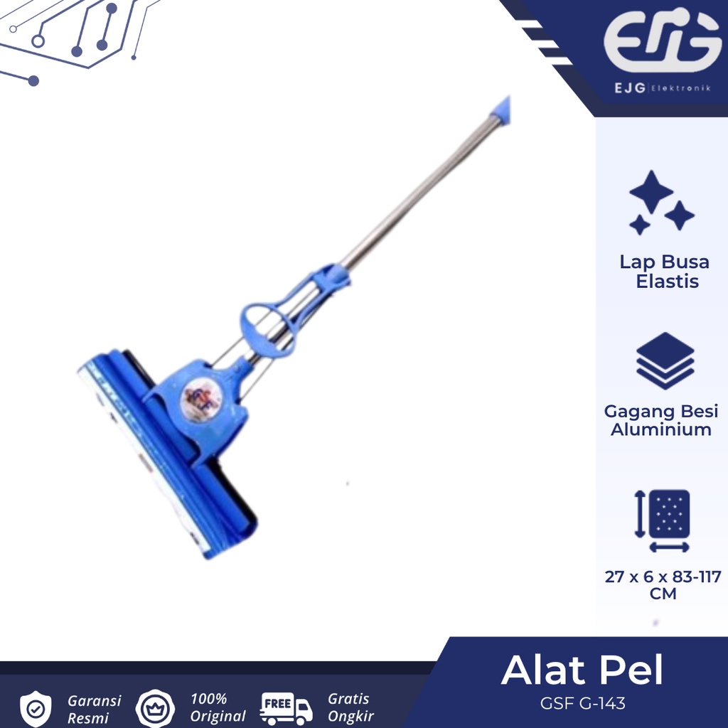 Jual Alat Pel Pembersih Lantai Sodok Pel Sodok Pel Busa Serbaguna GSF | Shopee Indonesia