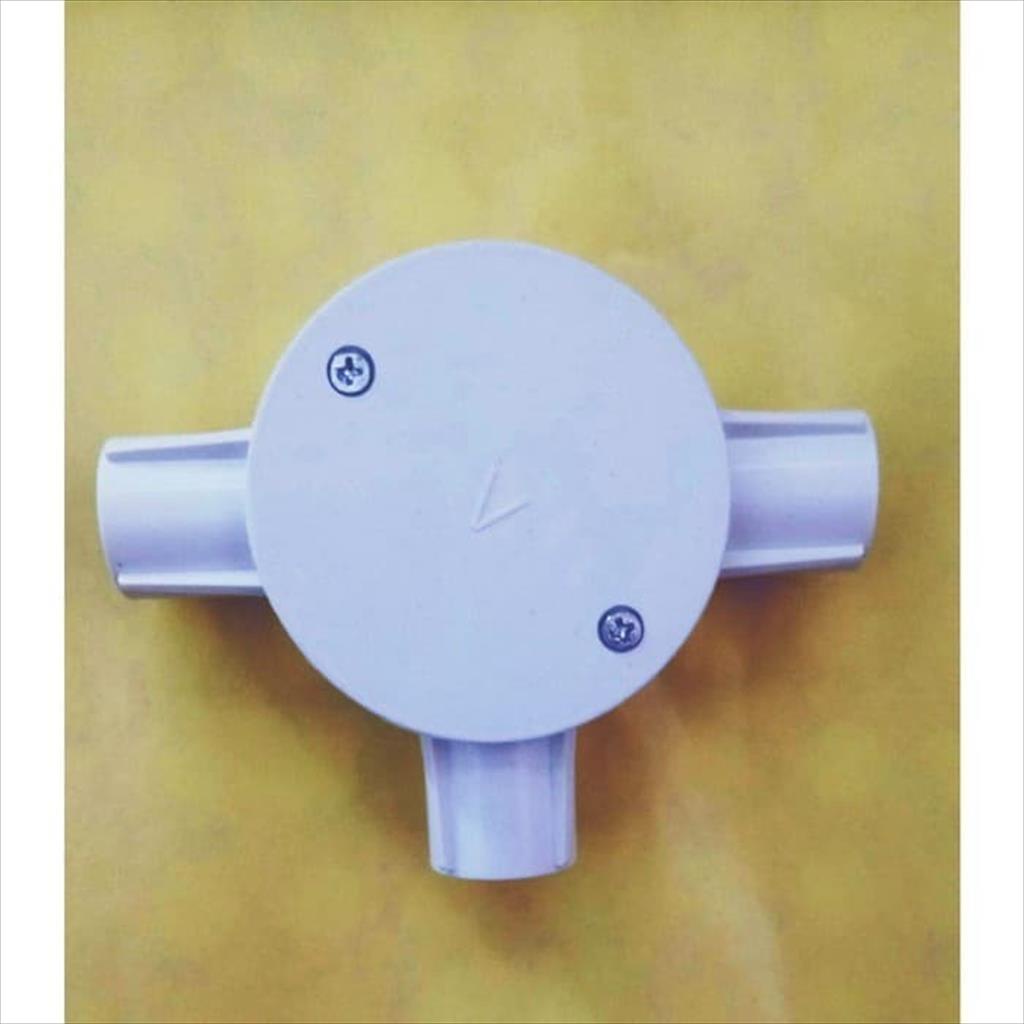 Jual MG T dus / Tdus / Tedus 20mm CABANG 3 POLOS Putih DV TD 03 TD 30 ...