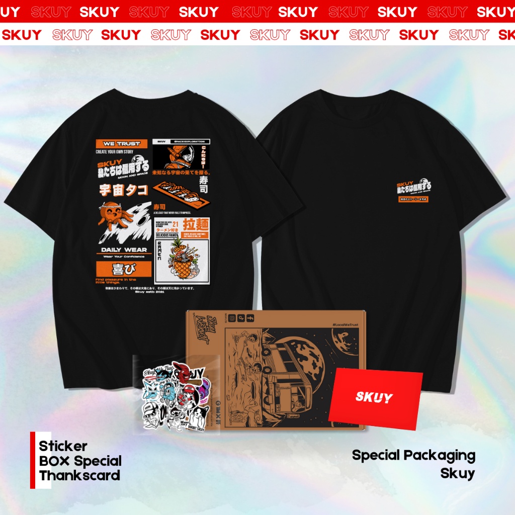 Jual Penjualan Kaos Skuy Remaja dan Dewasa Unisex Pria Wanita Bahan ...