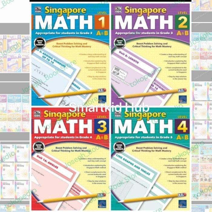 Jual Buku SAP Singapore Math Level 1/2/3/4 - Lev.1 | Shopee Indonesia