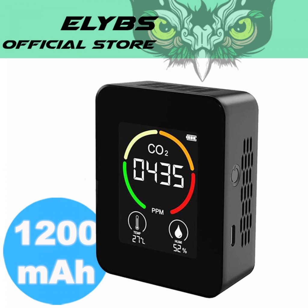 Jual Detector CO2 Sensor PPM Meter Gas Analyzer Pendeteksi Kualitas Udara | Shopee Indonesia