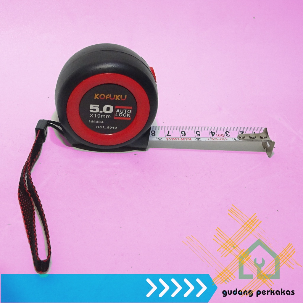 Jual Meteran ABS Anti Pecah 5m putih | Shopee Indonesia