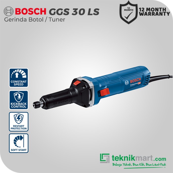 Jual Bosch Straight Grinder / Gerinda Lurus Listrik 50mm 750Watt GGS 30 ...