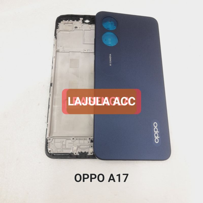 Jual kesing housing casing full set oppo a17 frame + backdoor | Shopee ...