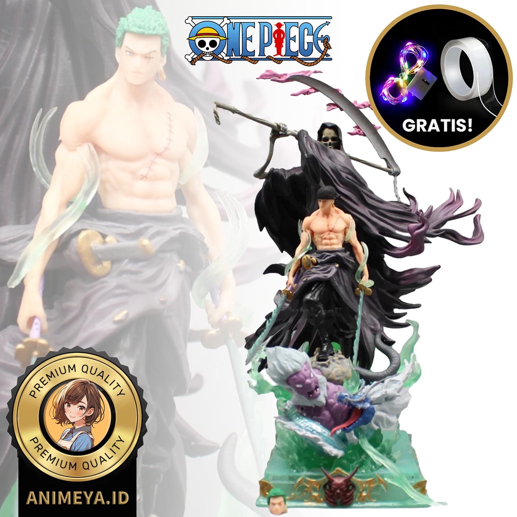 Jual Action Figure One Piece Roronoa Zoro Shinigami Diorama Studio ...