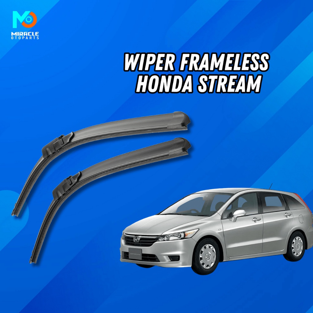 Jual Wiper Frameless Honda Stream Sepasang 2 PCS Kiri dan Kanan Model ...