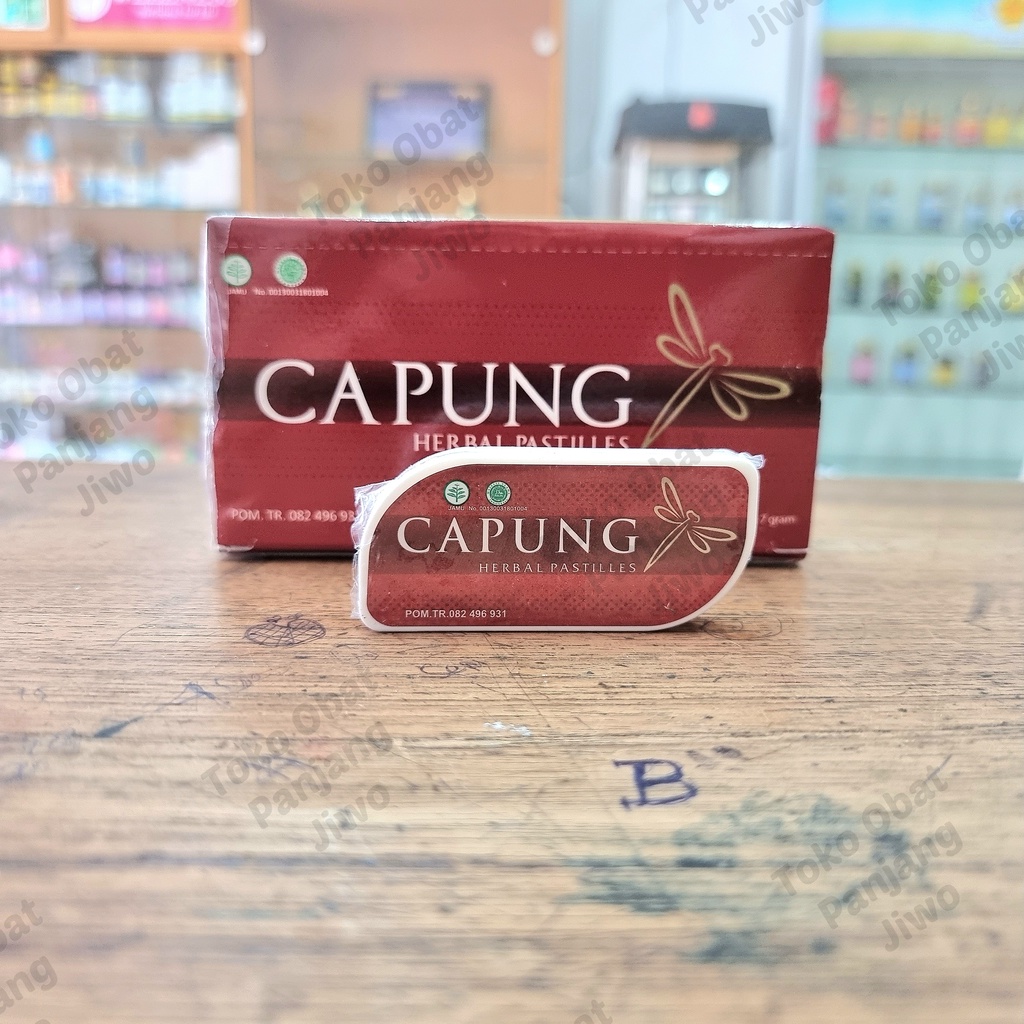 Jual Permen Capung Herbal Pastilles - Permen Hisap Meredakan Batuk ...