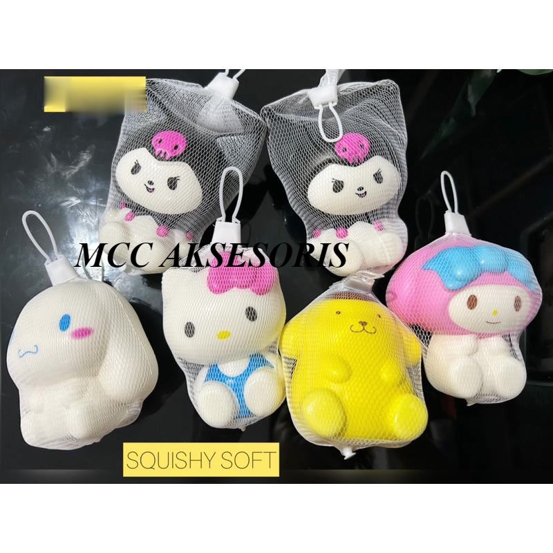 Jual MAINAN SQUISHY VIRAL SQUISHY KARAKTER CINAMOROLL KUROMI SOFT CUTE ...