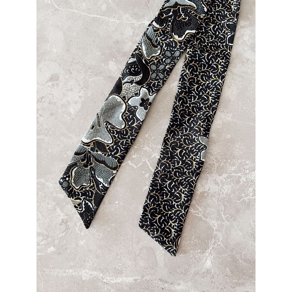 Jual BATIK RATU - Twilly Pita Batik - Kora in Black | Shopee Indonesia