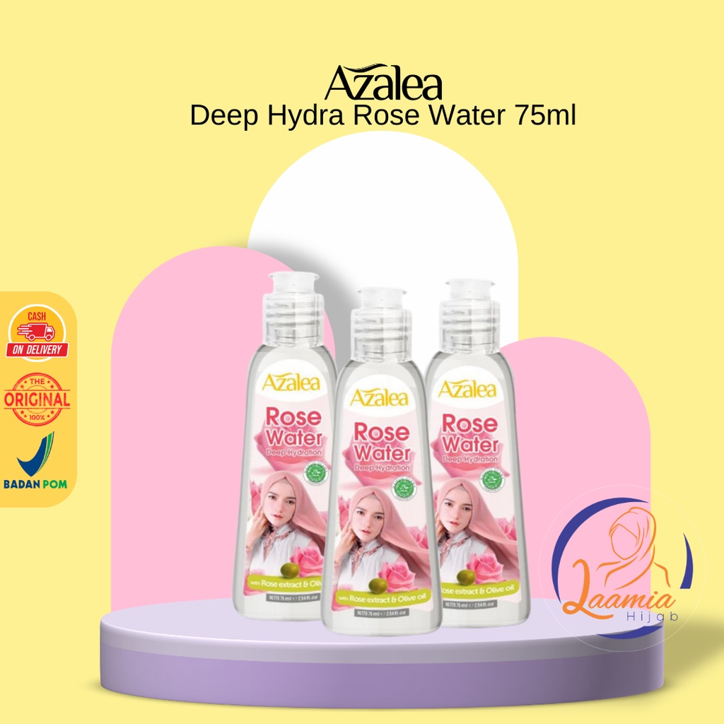 Jual Azalea Deep Hydra Rose Water 75Ml | Shopee Indonesia
