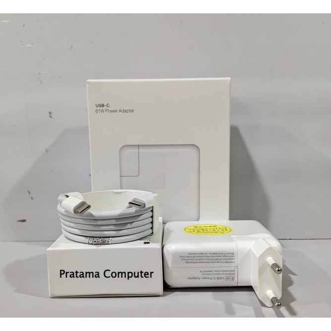 Jual ORIGINAL ADAPTOR MACBOOK PRO M1 A1706 A1708 A1718 2016 2018 MAGSAFE 61W USB-C | Shopee ...