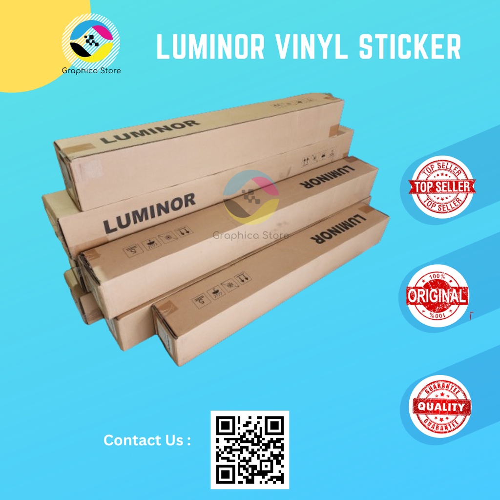 Jual LUMINOR Sticker Roll Vinyl Roll | Sticker Ecosolvent Sticker UV ...