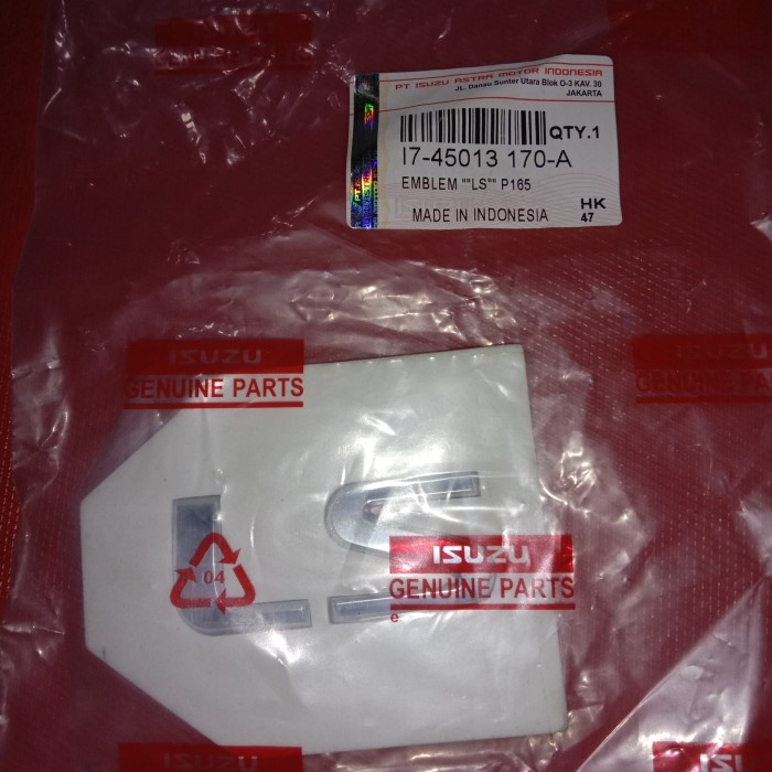 Jual emblem tulisan LS isuzu pth capsule ori CARSPAREPART | Shopee ...