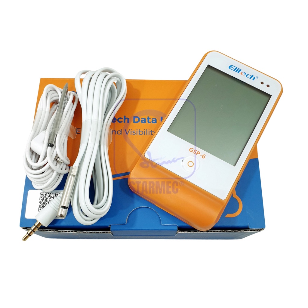Jual GSP-6 ELITECH Temperature & Humidity Data Logger GSP6 ( Sertifikat ...