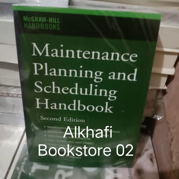 Jual buku Maintenance Planning and Scheduling Handbook | Shopee Indonesia