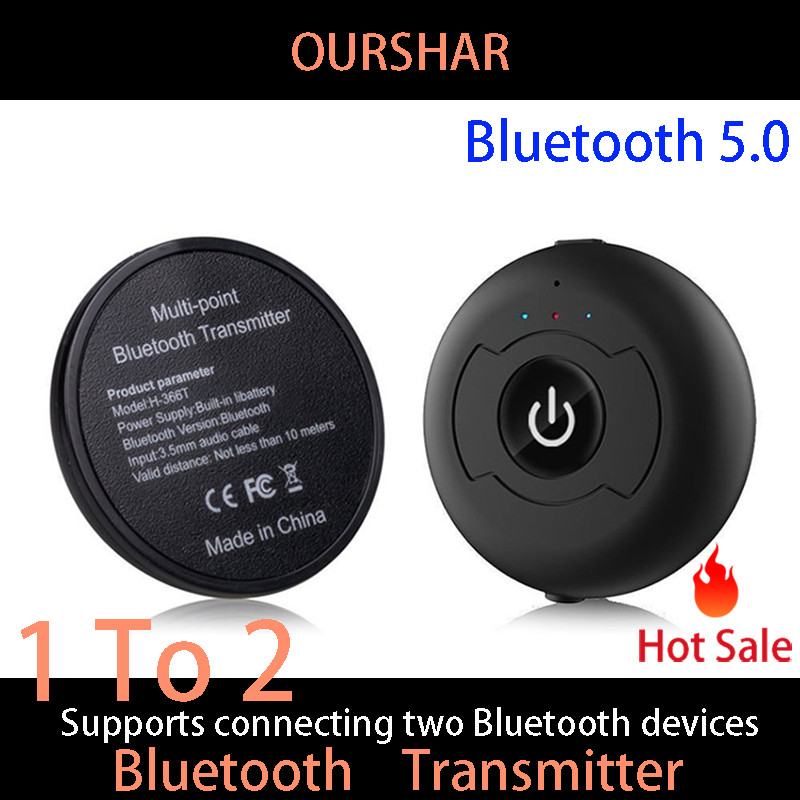 Jual OURSHAR Multipoint Bluetooth Audio Transmitter Low Latency High ...