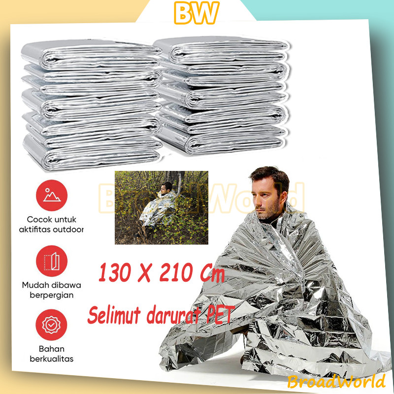 Jual BW Selimut Darurat Emergency Blanket Thermal/emergency blanket ...