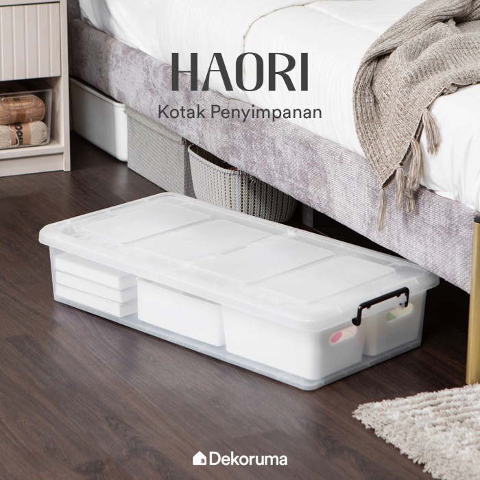 Jual Dekoruma HAORI Storage / Kotak Penyimpanan Bawah Ranjang 35L ...