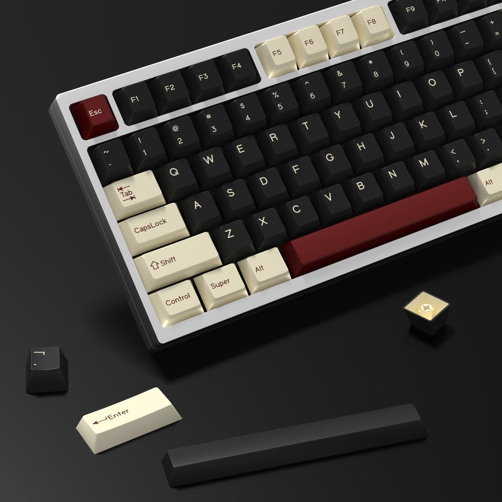 Jual KBDiy GMK Rome Keycap Cherry Profile Double Shot PBT ISO Keycaps ...