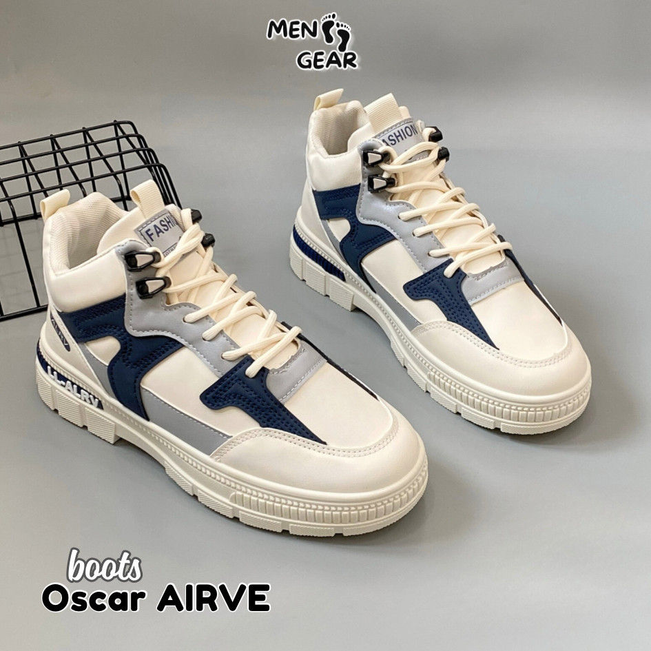 Jual MENFOOTGEAR Oscar Airve Boots Pria Boots Cowok Boots Casual Tinggi ...