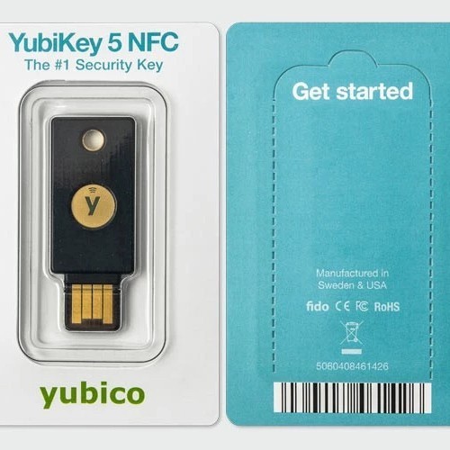 Jual YubiKey 5 Series 5 NFC/5C NFC FIDO2 Certified USB A USB C Security ...