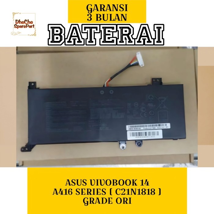 Jual Wst Baterai Batre Laptop Asus Vivobook A416 A416MAO Series ...