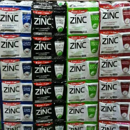 Jual 60 pcs 5 renteng SHAMPOO SHAMPO ZINC SACHET ALL VARIANT random ...