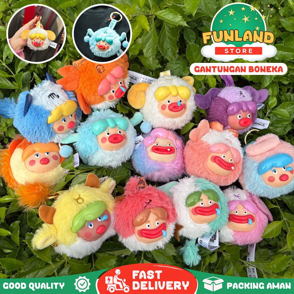 Jual FUNLAND UGLY AND CUTE 12 ZODIAC SERIES BLIND BOX S20 / Boneka Kado ...