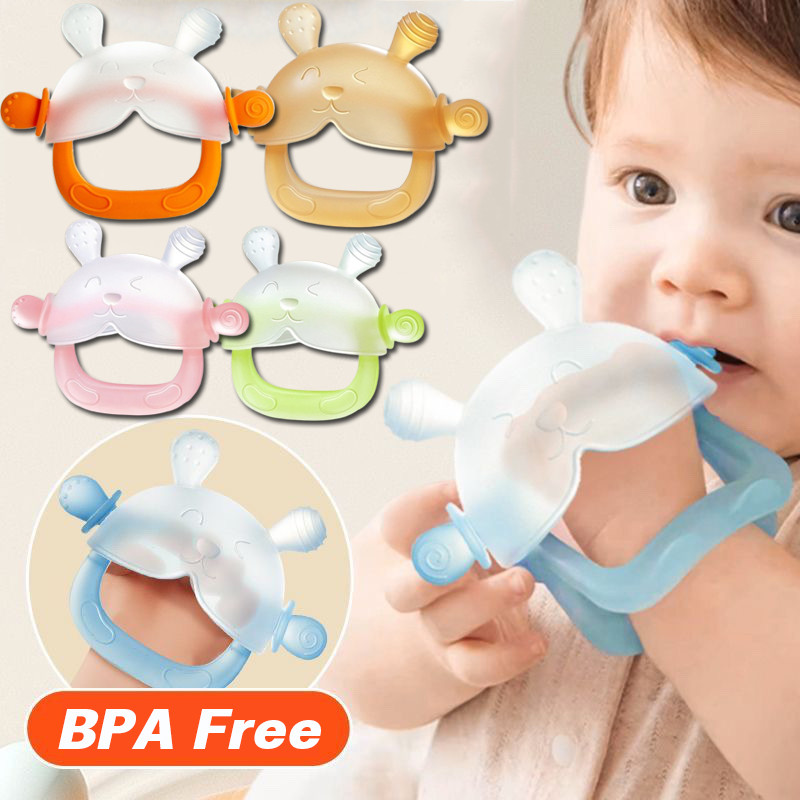 Jual NEW 5 Warna Teether Bayi BPA Free Bahan Makanan Mainan Gerinda ...