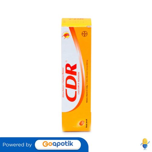 Jual Cdr Rasa Jeruk Tube 15 Tablet Effervescent | Shopee Indonesia