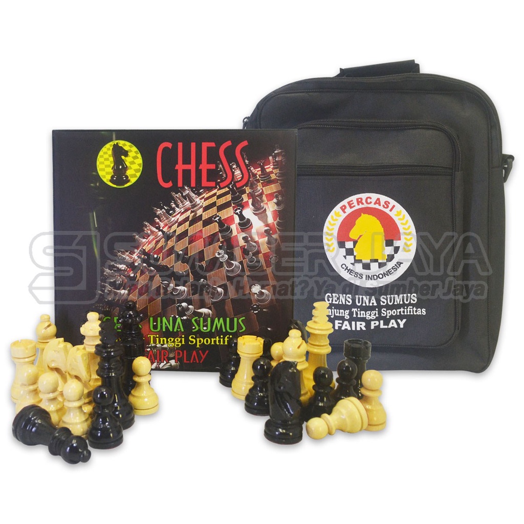 Jual Catur Lipat Percasi Size Besar Ada Set Papan Bidak Catur Tas ...
