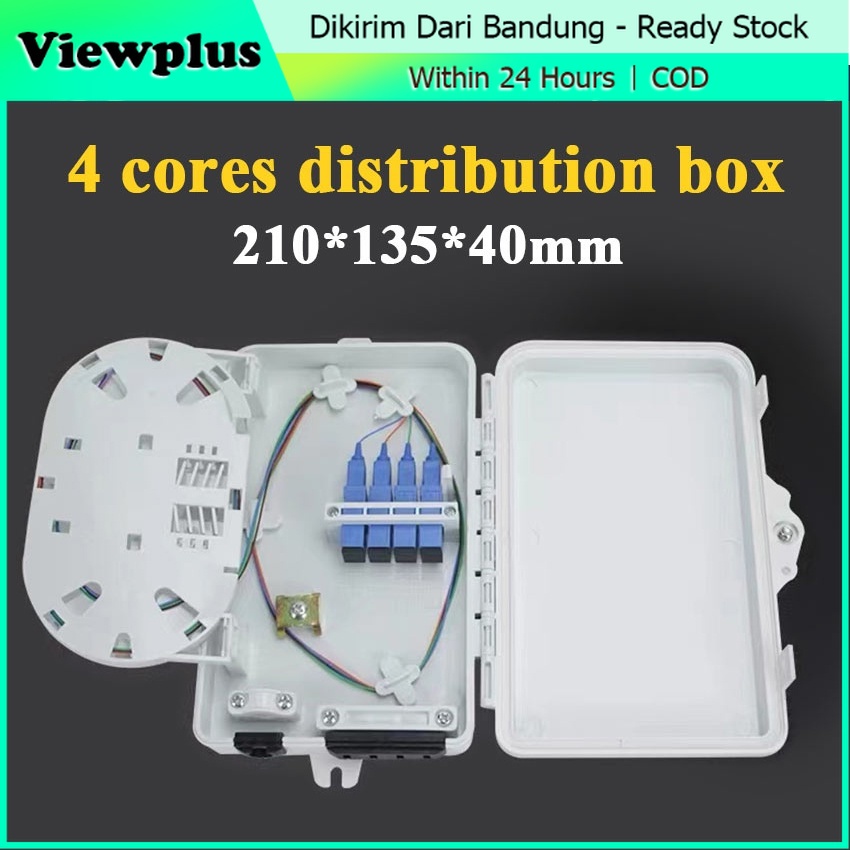 Jual Odp 4 Core Lengkap Spliter 1:4 Sc Upc/Roset 4 Core/Otb 4 Core Kosongan | Shopee Indonesia