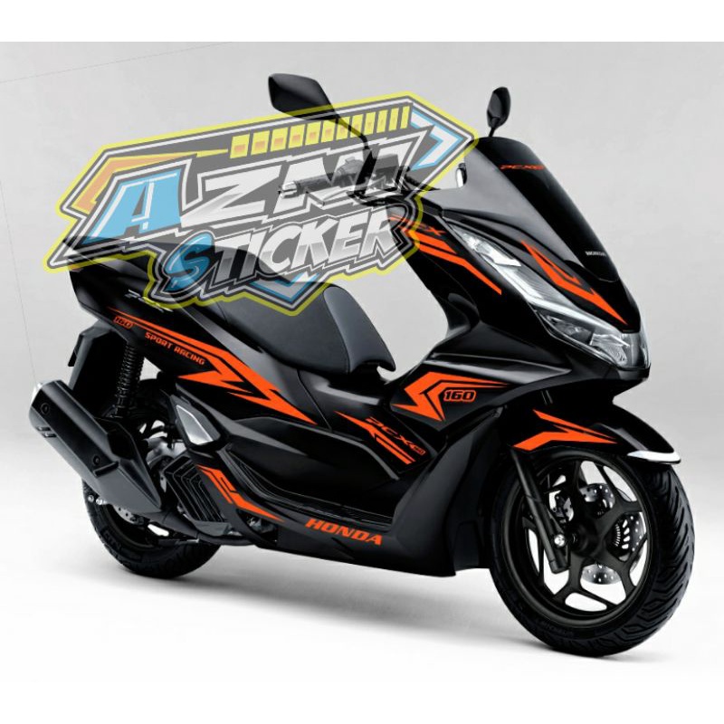 Jual COD striping pcx 160, stiker cutting list bodi honda pcx 160 ...
