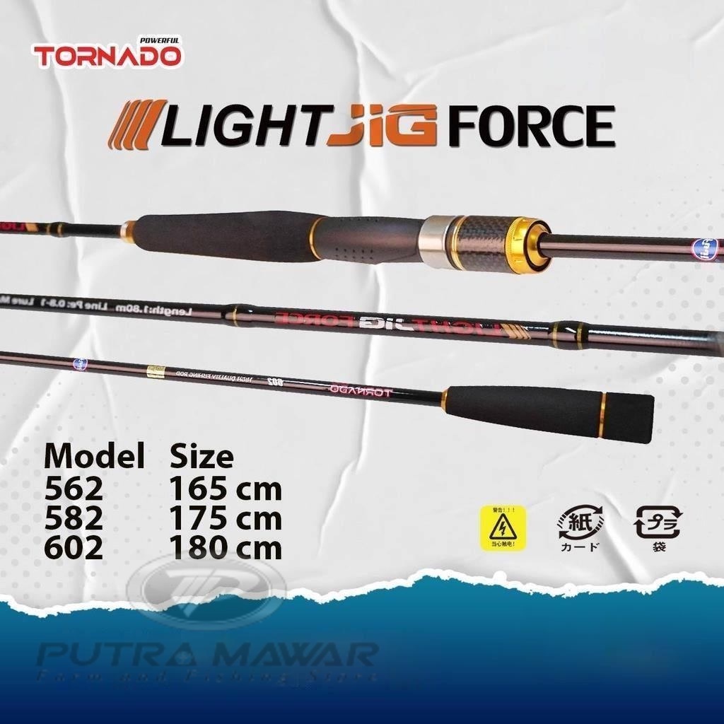 Jual Joran Tornado Light Jig Force II Z Optimal Series Jigging 562 582 ...