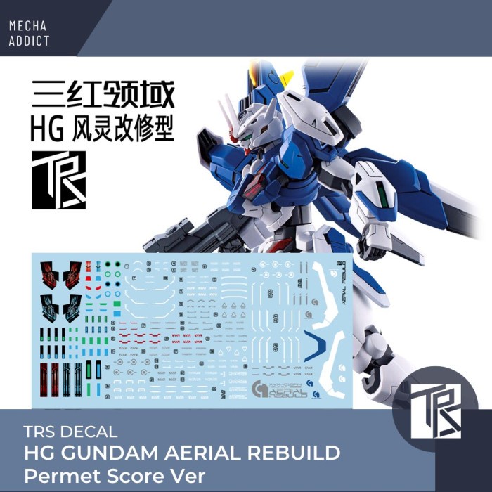 Jual Water Slide Decal HG Gundam Aerial Rebuild by TRS - Permet Score ...