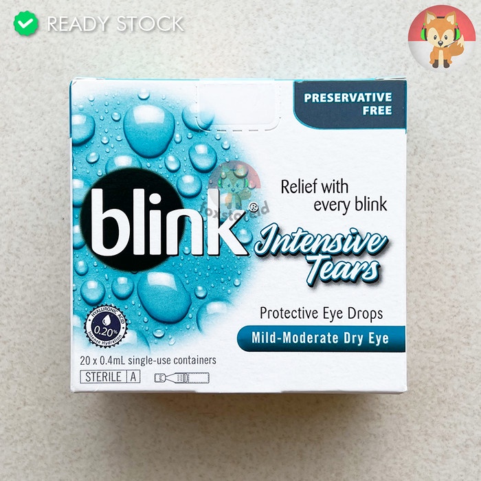 Jual BLINK Intensive Tears Protective Eye Drops UD 20 vials x 0.4ml ...
