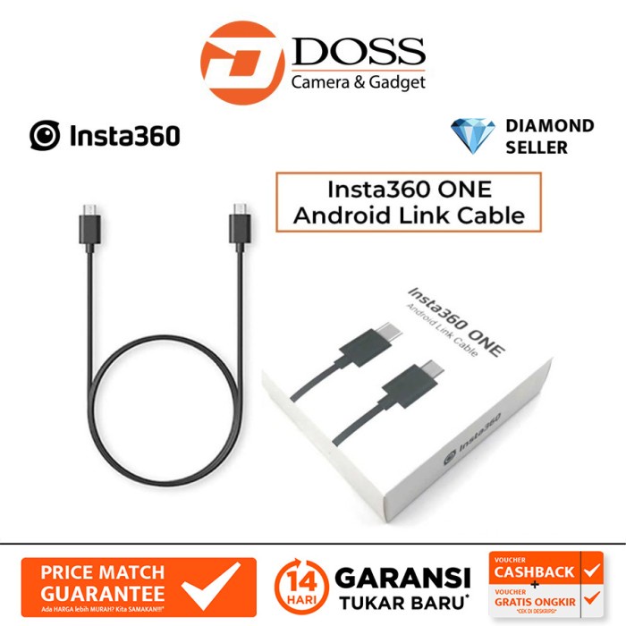 Jual kurniacollection09_id Insta360 Android Link Cable / Insta 360 ...