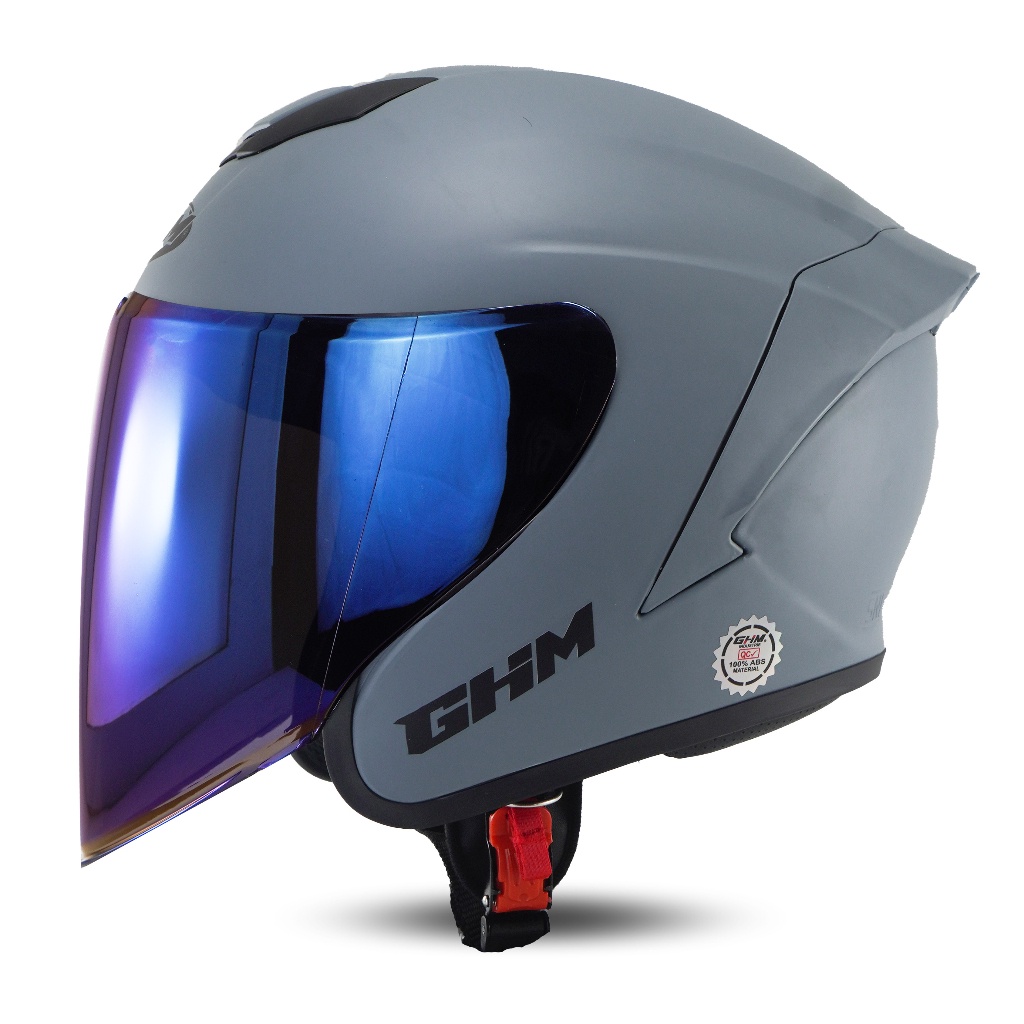 Jual Helm Half Face GHM Solid SNI | Shopee Indonesia