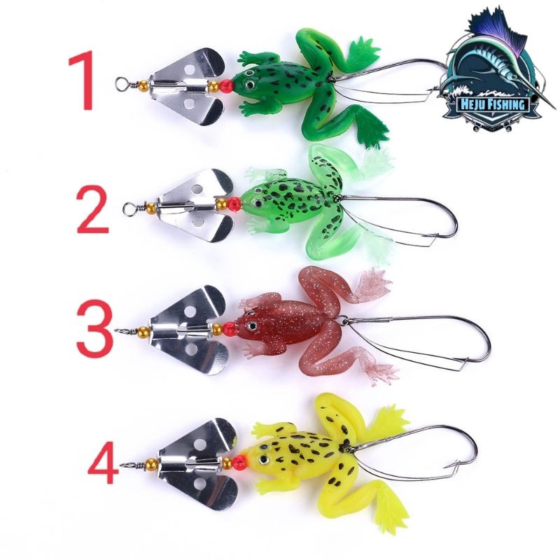 Jual umpan pancing lure kodok minnow frog/ umpan kodok/Heng jia/ 7cm ...