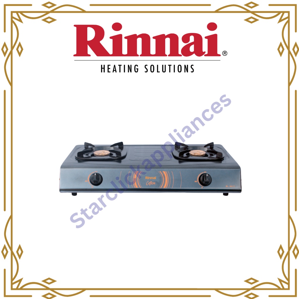 Jual RINNAI Kompor Gas RI-522C/ RI 522 C/ RI522C [2 Tungku] [Garansi ...