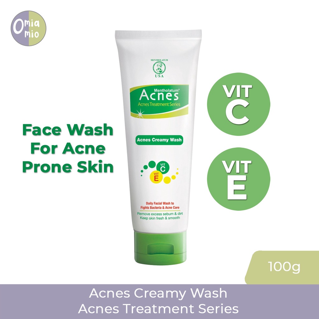 Jual Acnes Creamy Wash 100g - Acne Facial Wash Cleanser | Shopee Indonesia