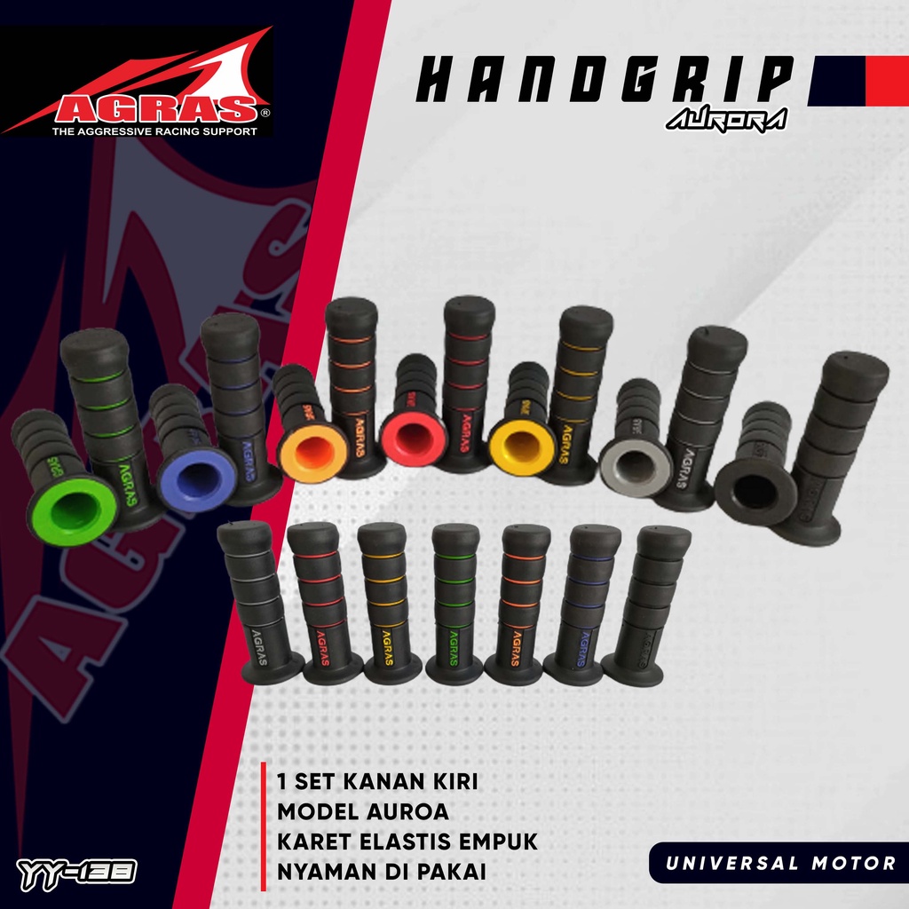 Jual AGRAS Handgrip AURORA Handfat Grip Sarung Pegangan Tangan Karet ...