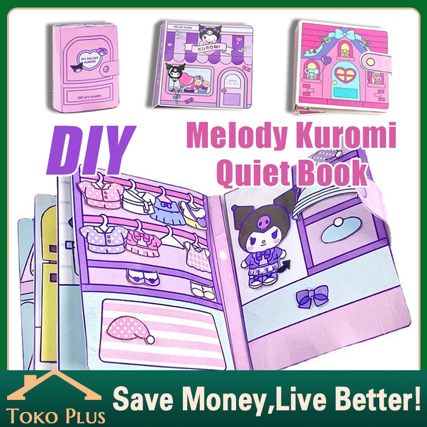 Jual Buku Quite Book Melody Kuromi Sanrio DIY Super Seru Mainan Edukasi ...