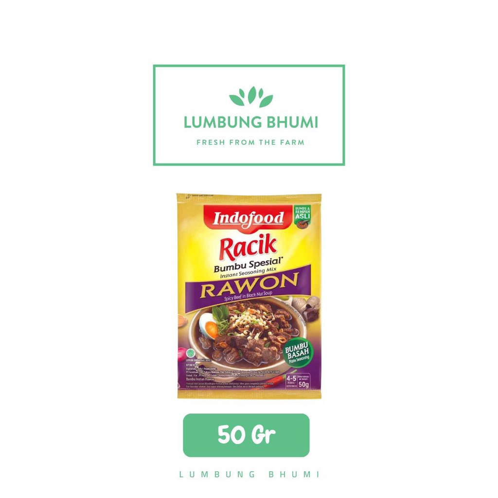 Jual RACIK Bumbu Rawon 50 Gr 1 Pcs - Lumbung Bhumi | Shopee Indonesia