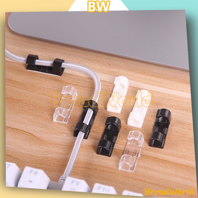 Jual Clip Kabel Organizer 1 Pack Isi 20 Pcs / Klip Kabel Organizer Isi ...