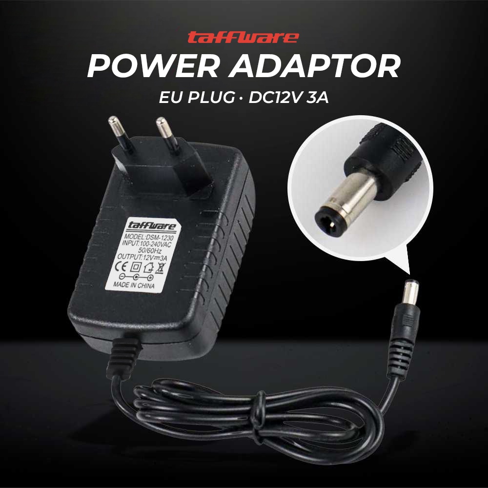 Jual Adaptor Kabel Power Supply Converter AC To DC Catu Daya Pengisi ...