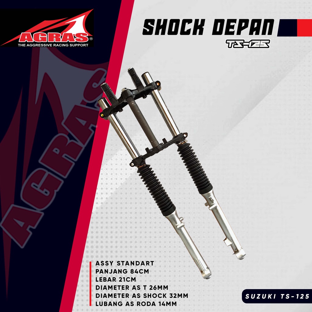 Jual Shock Depan TeleskopikTS125 | Shockbreaker Tele Suzuki TS 125 ...